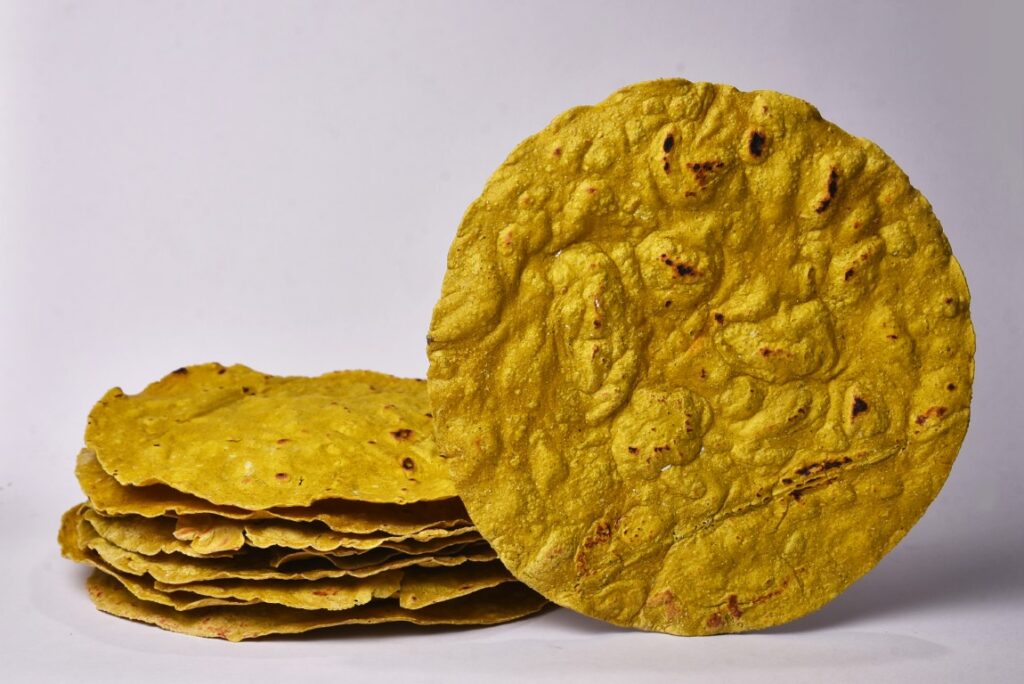 Khadak Bajra Rotti(Sajje Rotti)- Flatbread. Pearl Millet Crispy Roti ...